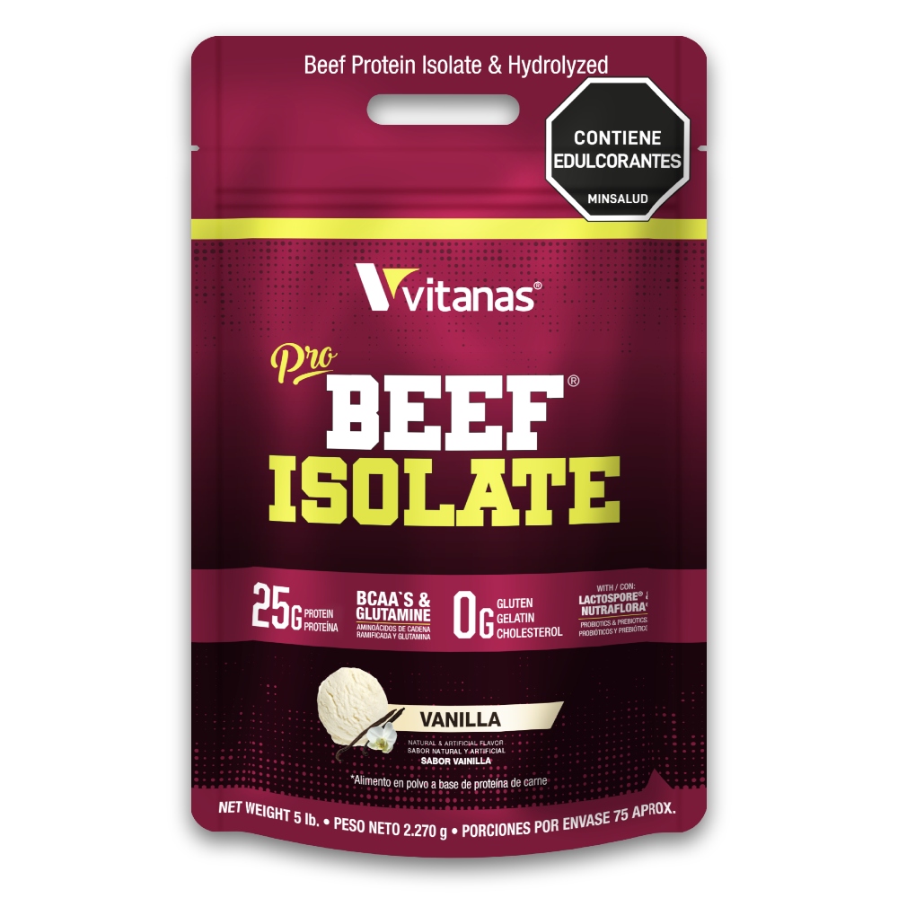 Proteina de Carne sin Lactosa - Pro beef isolate Vitanas